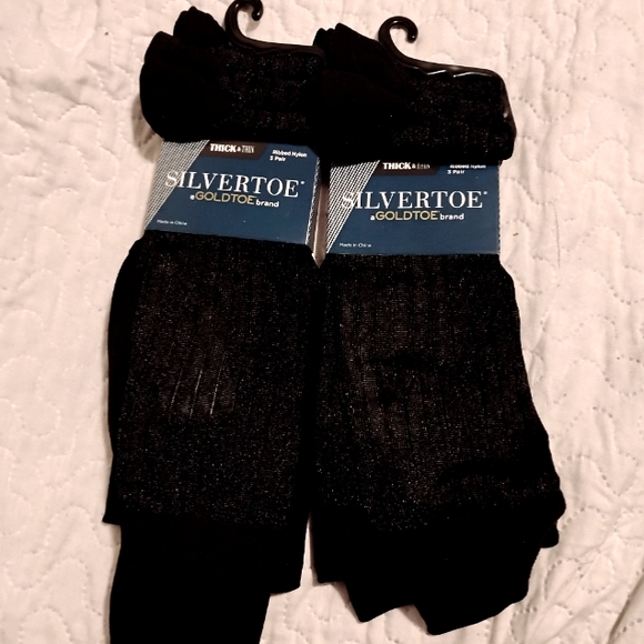 Gold Toe | Underwear & Socks | Silvertone Mens Silky Textured Ribbed ...